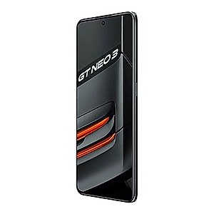 realme GT Neo 3 80W Dual-SIM 256GB ROM + 8GB RAM (GSM Only | No CDMA) Factory Unlocked 5G Smartphone (Asphalt Black) - International Version