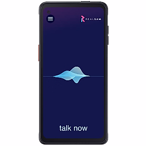RealSAM Pocket Voice-Operated Unlocked 5G Smartphone for The Blind and Visually Impaired; Just Tap The Screen and Talk, It's That Simple (No Hunting Icons or Swiping Needed)