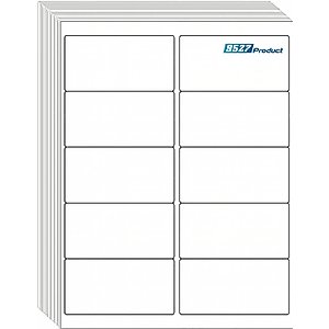 9527 Product 10 UP Sticker Labels,2x4 inches FBA Shipping Address Labels for Laser/Ink Jet Printer,Total 1000 Labels