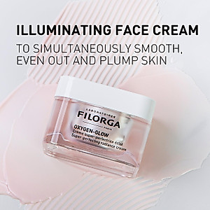 Filorga Oxygen-Glow Super-Perfecting Radiance Daily Skin Cream, Hydrating Treatment with a Moisturizing Boost of Hyaluronic Acid and Detoxifying Enzymes for a Flawless, Wrinkle No Face, 1.69 fl. oz.