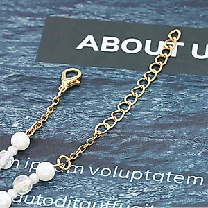 Olbye Pearl Toe Ring Anklet Bracelet Gold Barefoot Sandals Personalize Foot Chain Jewelry for Women Beach Wedding 2 Pcs