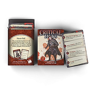 Nord Games Dungeons and Dragons 5th Edition Deck of Cards – Critical Hit Deck for Dungeon Masters 50 Cards - Games for Adults and Kids – DND Books – Gaming Accessories - Compatible with D&D 5e
