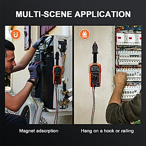 KingSung Magnetic Multimeter Hanger Strap Works Compatible with Klein Tool Meters MM400,MM300, CL600, CL700, CL800, CL900,MM600, MM700