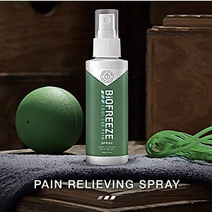 Biofreeze-12149 Pain Relief Spray, 4 oz. Aerosol Spray, Colorless (Packaging May Vary)
