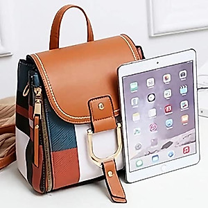 AWXZOM Women's mini Fashion Backpack Purse mini backpack purse for women, plaid backpack purse for women