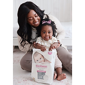 COZYCUDDLES Premium Zippered Quilted Waterproof Crib Protector Cover - All 6-Sides Waterproof Fully Encasement - Standard Baby Crib Toddler Bedding (52" x 28"), White, ‎CC-01