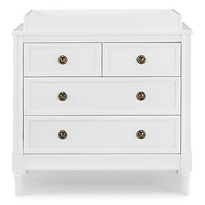 Delta Children B0CBQTYG76, Dresser w Interlocking, Bianca White