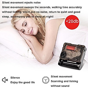 LTLWSH Modern Wall Clock, Nine Fish Figure Clock, Corner Painting Corner Clock, Double Sided Wall Clock, Sunny Corner Clock, Wall Clock Living Room Mural,C,with Light 40cm