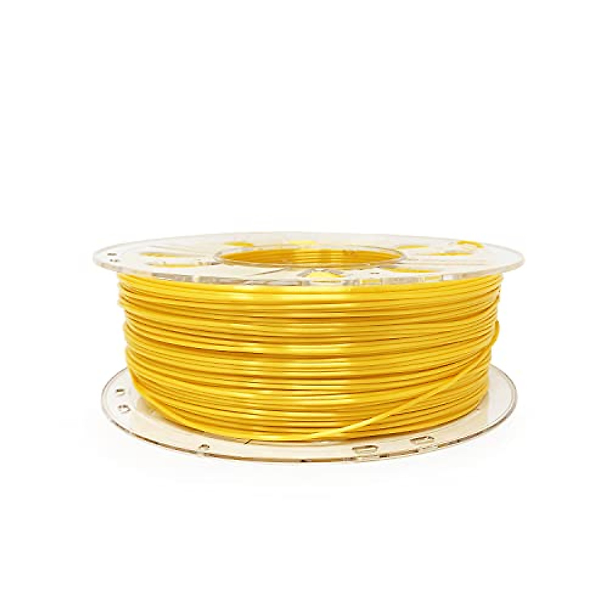 Gizmo Dorks Silk PLA 3D Printer Filament 3mm (2.85mm) 1kg, High Gloss Yellow Gold