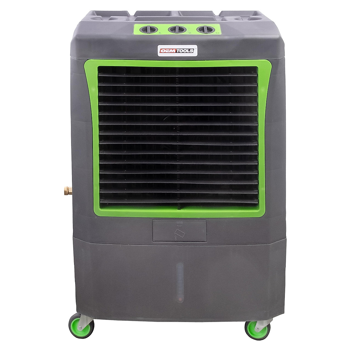 OEMTOOLS 23968 3-Speed Evaporative Cooler, Green and Gray, Cools Up to 950 Square Feet, 3100 CFM, Portable Cooler Fan