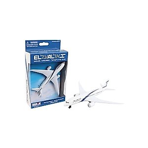 Daron Toy Airplane – El Al – Die-Cast Metal Model Airplane Toy with Plastic Parts for Kids Ages 3+
