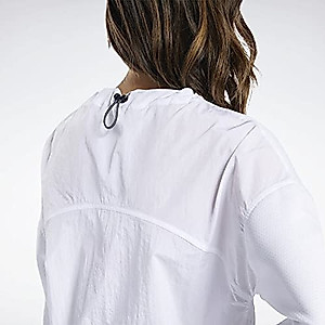 Reebok Training Supply Midlayer Crew, White, Medium