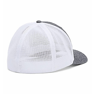 Columbia Men's Rugged Outdoor Mesh Hat, Grill Heather/White/Tree Flag, S/M