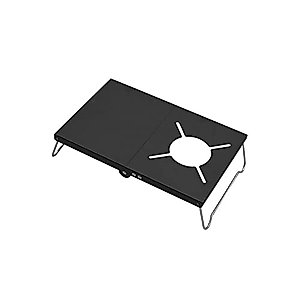 SUNESA Portable Picnic Table Camping Mini Portable Foldable Table for Outdoor Picnic Barbecue Tours Tableware Ultra Light Folding Computer Bed Desk Foldable Camping Table (Color : Black)