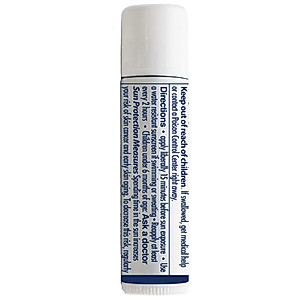 Olita Mineral Lip Balm with Broad Spectrum SPF 15 - Moisturizing & Hydrating, All-Natural & Reef-Safe - Untinted, Flavor-Free