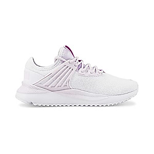 PUMA Women's Pacer Future Sneaker Wht/Lvndr 7 Medium US
