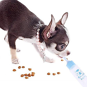 ISMARTEN Pet Milk Feeding Bottle Nurser Bottle Nursing Feeding Bottle Water Milk Feeder for Puppy Squirrel Kittens Hamster 4pcs