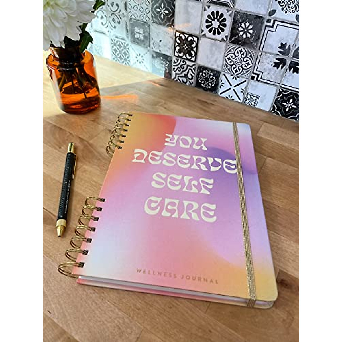 DesignWorks Ink YOU DESERVE GUIDED WELLNESS JOURNAL