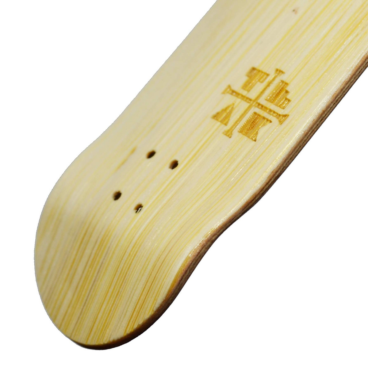Teak Tuning Prolific Wooden Fingerboard Deck, Bamboo Samurai - 34mm x 97mm - Handmade, Pro Shape & Size - Five Plies Wood Veneer - Includes Prolific Foam Tape