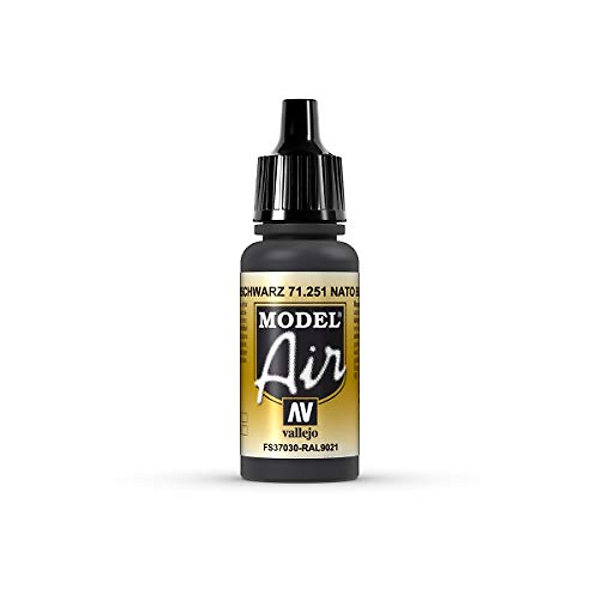 Vallejo Model Air 17 ml Acrylic Paint - Nato Black