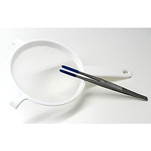 JTS Jewelry Cleaning Basket & Tweezer Ultrasonic Steam Cleaner Strainer + Tweezer