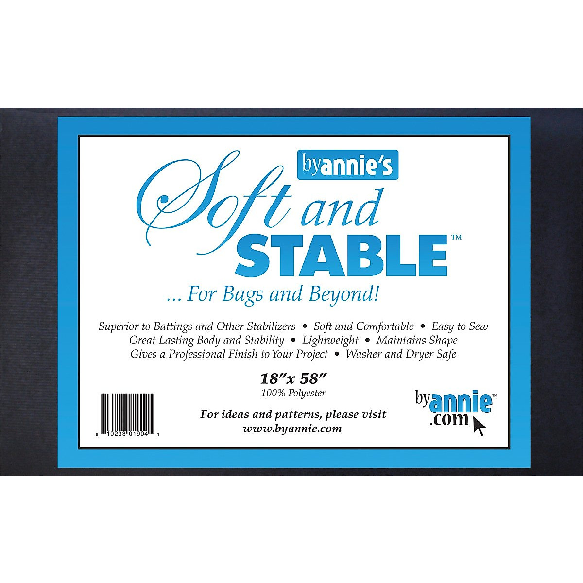 ByAnnie's Soft And Stable 18"X58" Black
