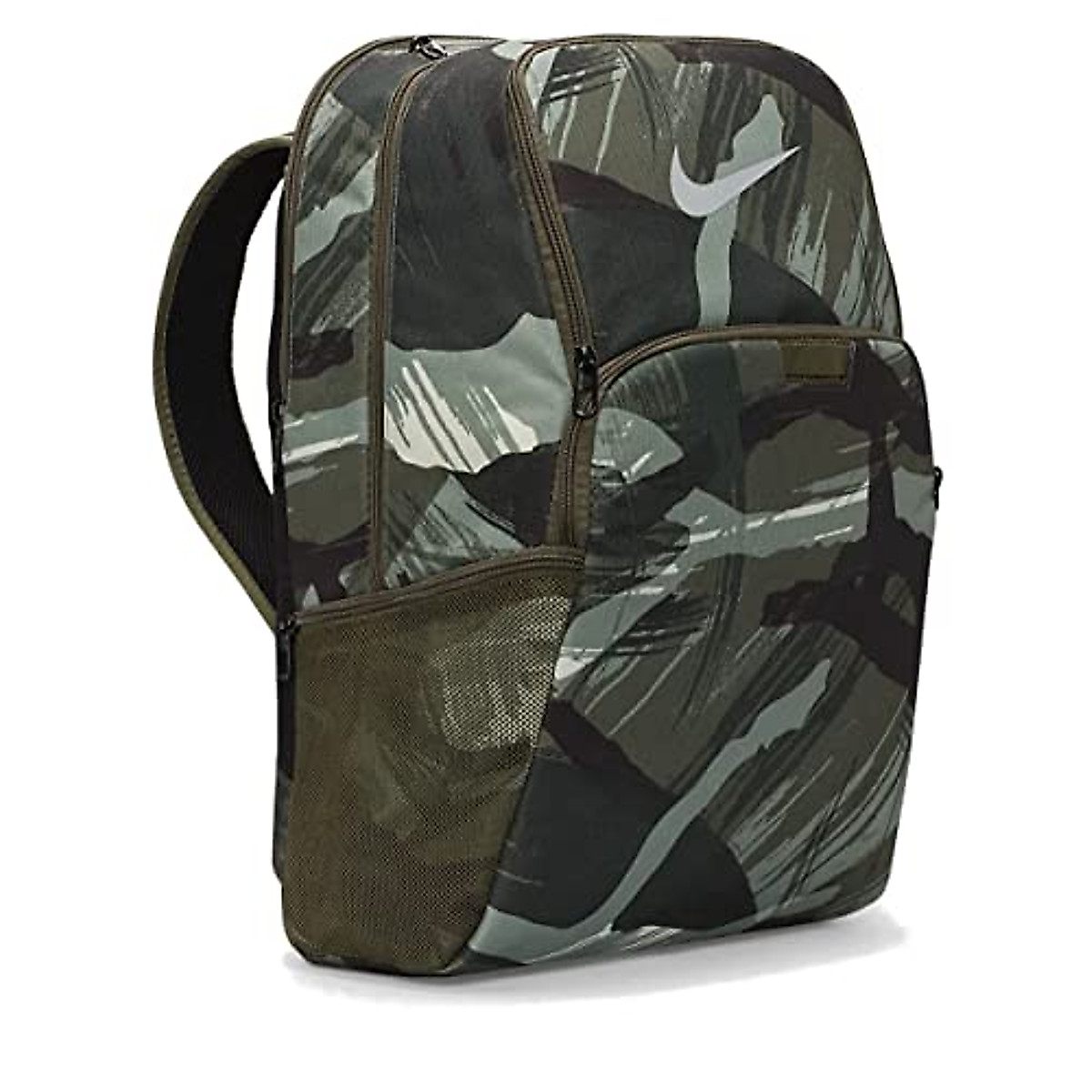 Nike Brasilia X-Large Backpack-9.5 (Medium Olive/Black/Particle Grey, Misc)