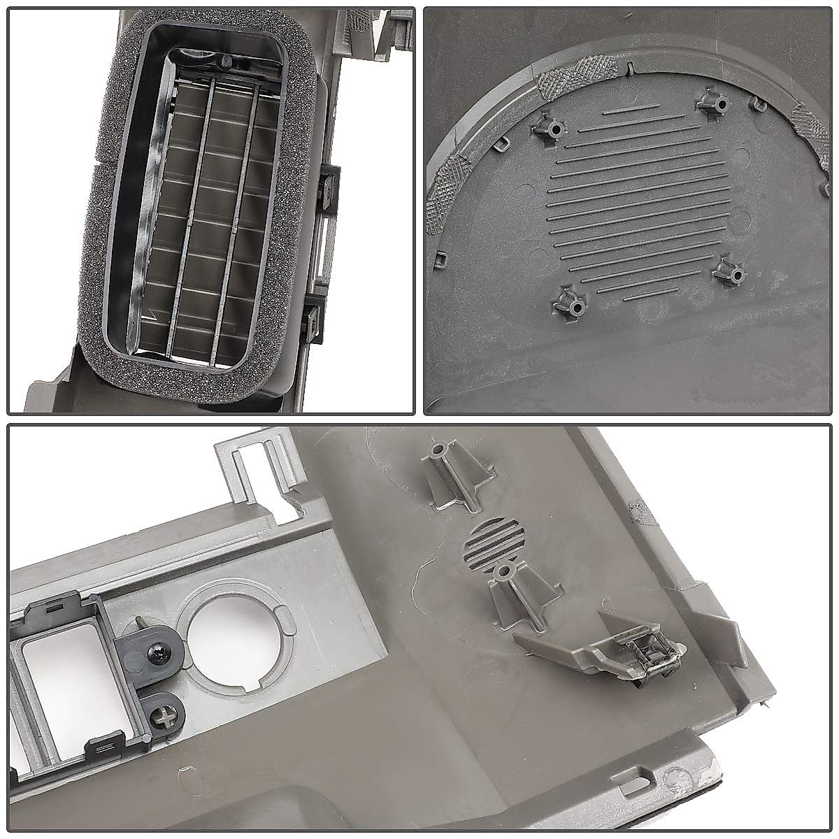 DNA Motoring ZTL-Y-0147 Center Dash Audio A/C Vent Surround Bezel Instrument Panel Bezel Cover Lid