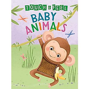 Baby Animals: A Touch and Feel Book - Children's Board Book - Educational