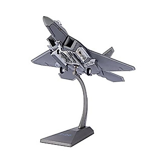 NUOTIE Classic USA F22 Raptor Fighter Attack Pre-Build Model 1:72 Aircraft Alloy Diecast Airplane Military Display Model Aircraft for Collection or Gift (AK 093)
