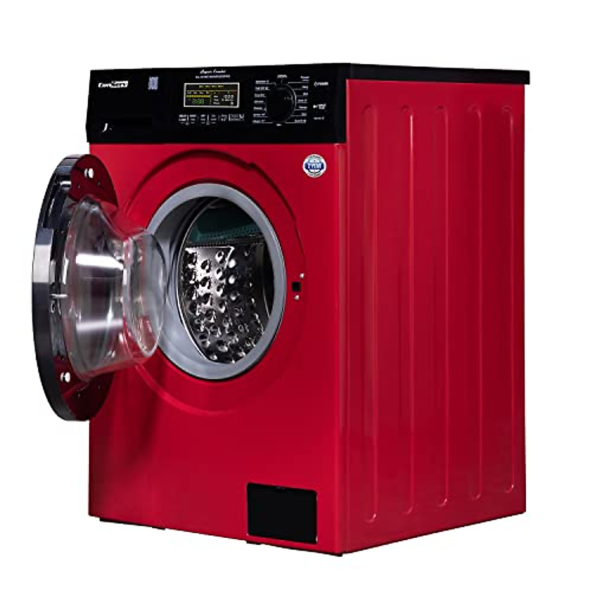 Conserv 18lbs Compact All-in-One Combo Washer Dryer-Vented/Ventless Dry-Version3 (Red Black)
