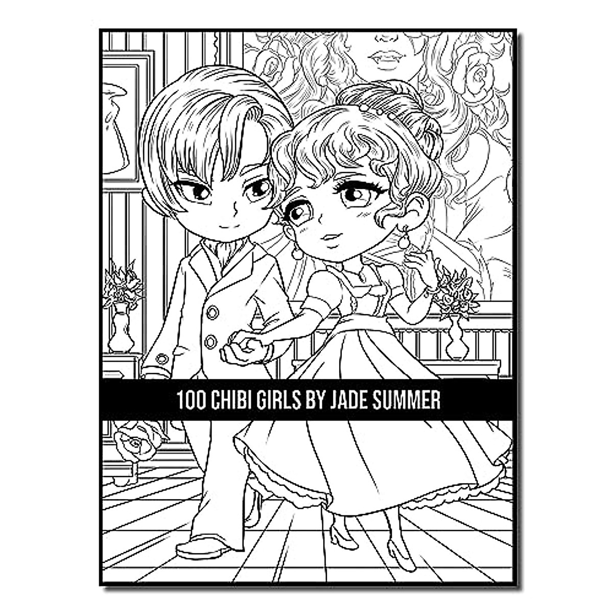 100 Chibi Girls: An Adult Coloring Book Collection with Cute Girls, Fantasy, Horror, Christmas, and More!