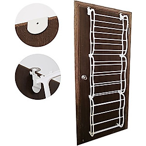 GPCT Over The Door Wall Hanging 36-Pair Shoe Rack. Fits Over Standard-Size Doors, 12 Shelves Design, Holds Sneakers, Heels, Sandals, Low Boots. Shelf Closet Wall Hanging Organizer Storage Shoe Stand