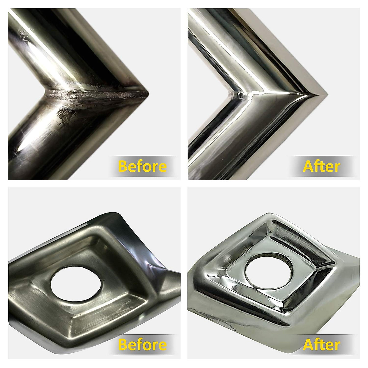 KingTool 13pcs Buffing Wheels Set - 6pcs 6" Buffing Polishing Wheel with 1/2" Arbor Hole, Crimped Wire Wheel with 1/2"-5/8" Inserts, 3pcs Polishing Compound, 15" Buffing rake, 2pcs Microfiber Towel