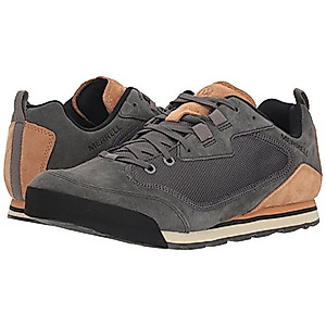 Merrell Men's Burnt Rock Travel Suede Hiking Shoe, Granite, 10 M US