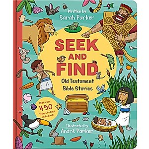 Seek and Find: Old Testament Bible Stories: With over 450 things to find and count! (Fun interactive Christian book to gift kids ages 2-5)