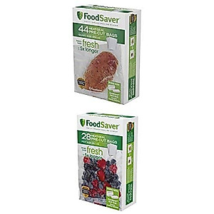 FoodSaver 44 Quart-sized Bags and 28 Pint-sized Bags Bundle