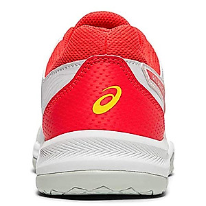 ASICS Gel-Dedicate 6 Women's Tennis Shoes, White/Laser Pink, 6 M US