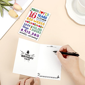 JTENGTOP Sweet 16 Gifts for Girls, 16th Birthday Gifts for Girls, 16 Year Old Beautiful Girl Birthday Decorations Gift Ideas, Gifts for 16 Year Old Sweet Girl