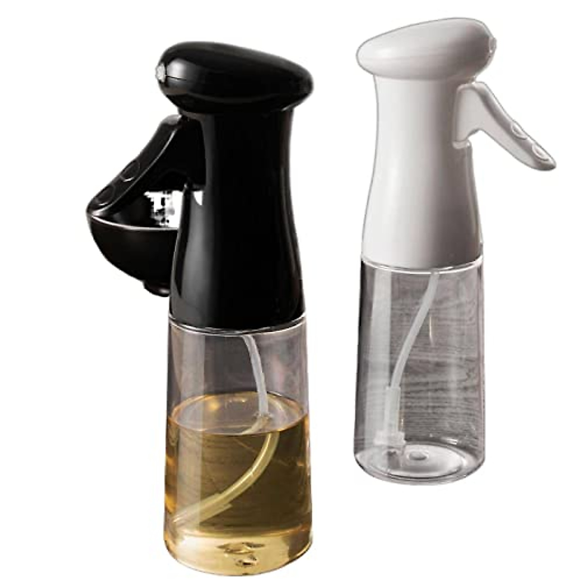 Poaisduie Glass Oil Dispenser Barbecue Cooking Oil Olive Oil Oil Controlling Bottle Kitchen Plastic Pneumatic Fuel Injector Spray Bottle