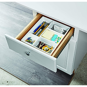 Copco Draw Organizer, Four Piece, White With Gray Liner