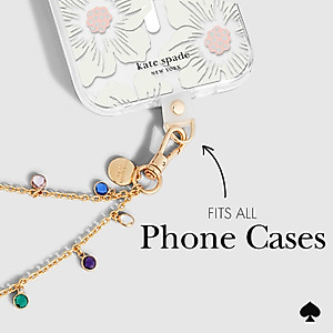 Kate Spade New York Phone Charm - Detachable Cell Phone Lanyard - High Shine