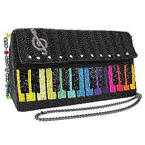 Mary Frances Key Player Crossbody Piano Handbag