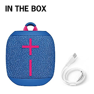 Ultimate Ears WONDERBOOM Wireless Portable Waterproof Bluetooth Speaker with Bigger, Bassy-er 360 Degree Sound, Outdoor Boost Equalizer with Signature Series Shockproof Water Resistant Case