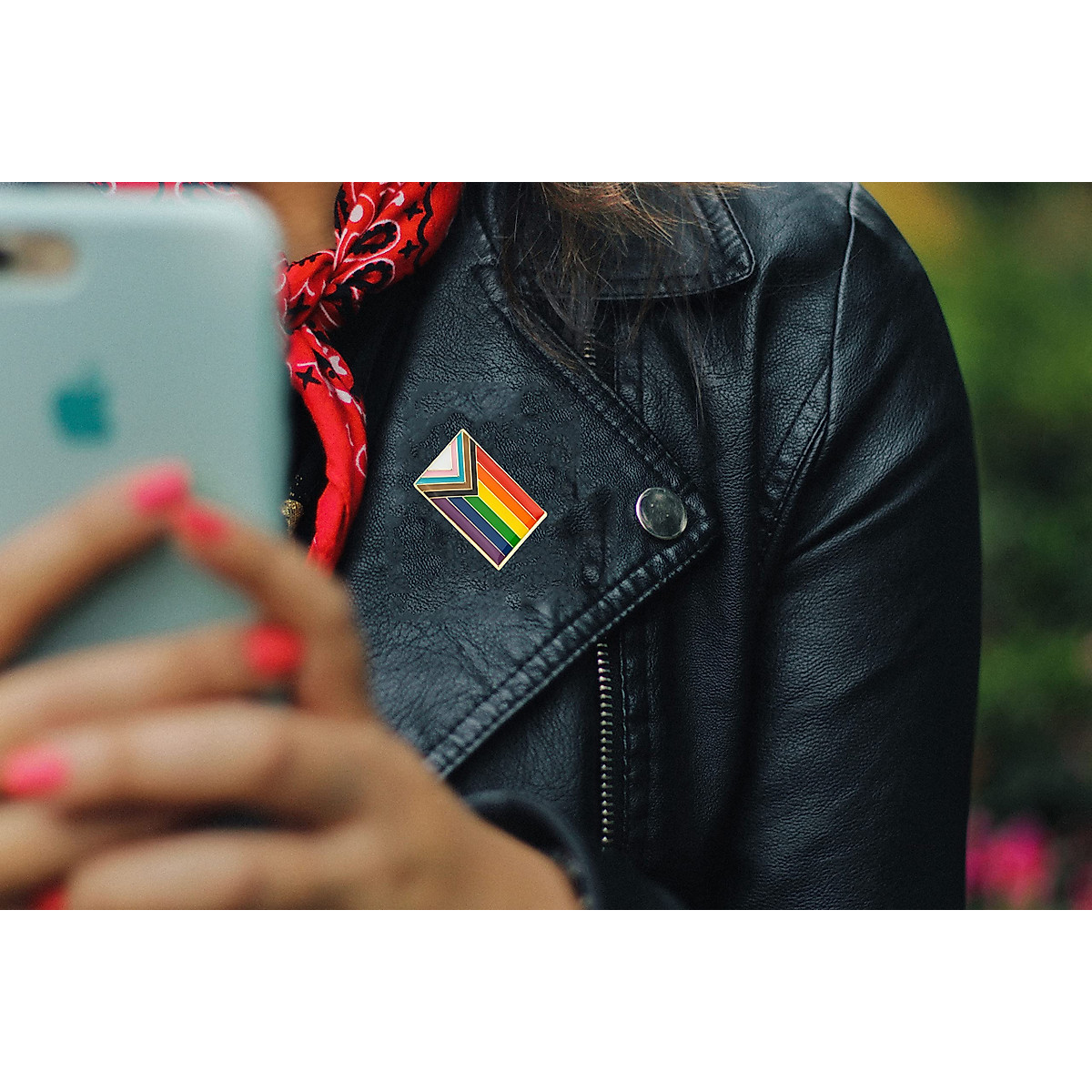 XINGHUI Progress Pride Pin Progress Pride Lapel Pins Brooches Badges (3PCS) Pack 3PCS XY0773-3