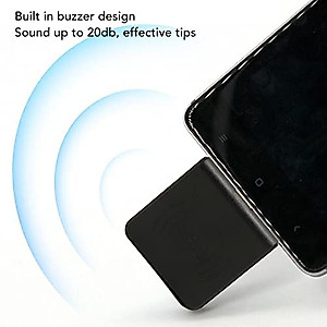 Mobile Phone Card Reader, Portable Contactless Smart Card Reader, 0.2s Fast Card Reading, 125Khz RFID ID Card Reader with USB Interface Support PC Phone Tablet(Black)