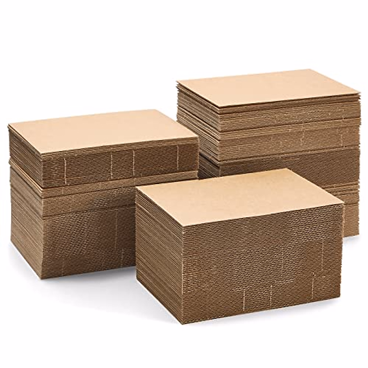 200 Pack 5x7 Corrugated Cardboard Sheets for Mailers, Flat Packaging Inserts for Shipping, Mailing, Crafts, 2mm Thick