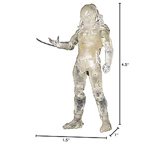 Hiya Toys Predators: Invisible Tracker Predator 1:18 Scale Action Figure, Multicolor