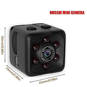 Mini Spy Camera Include 32G SD Card Hidden Camera HD Audio and Video Recording, Night Vision Motion Detection, Surveillance Camera Small Dog Camera Nanny Cam Baby Monitor Home Security Camera