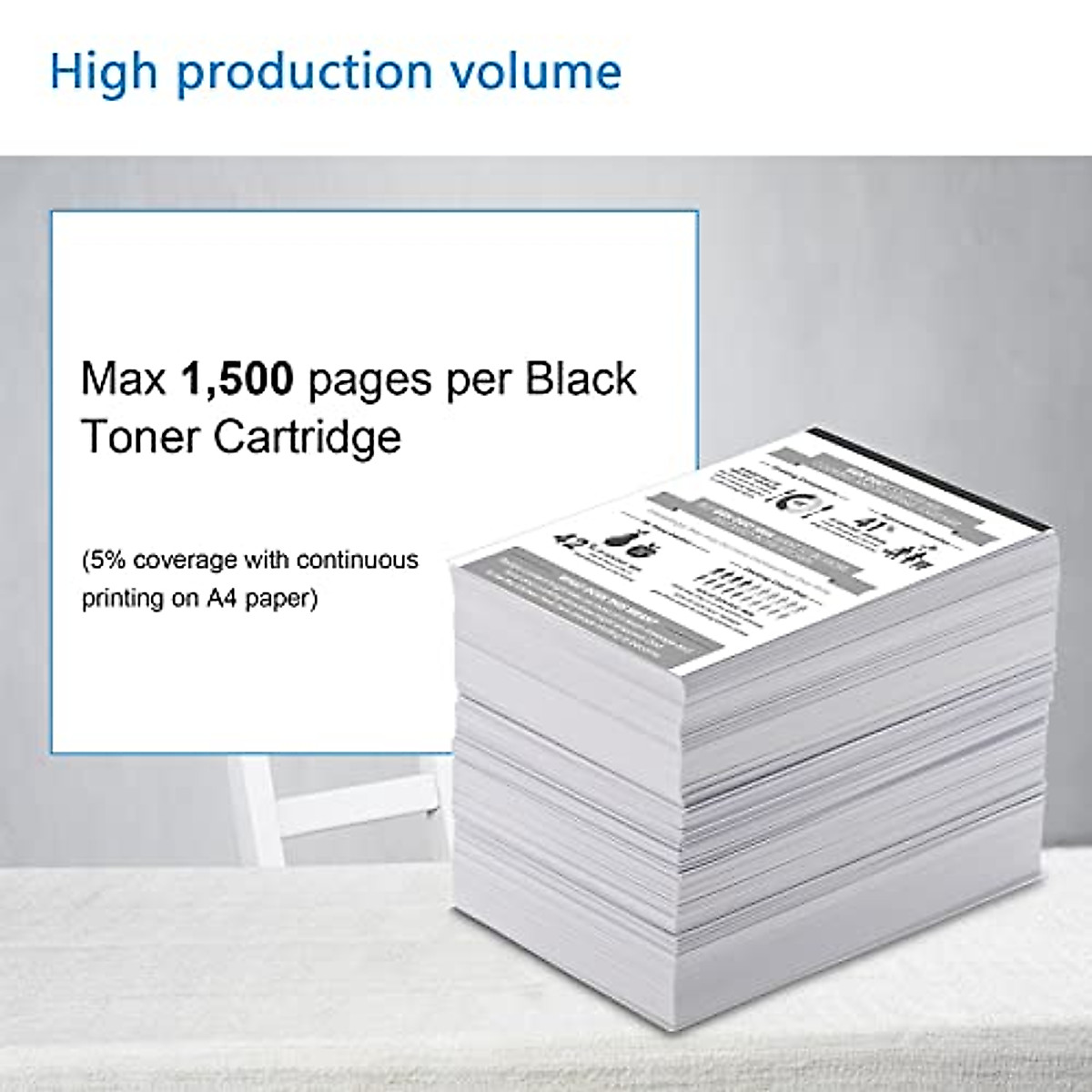 ZJBJ (1-Black) TN730 TN-730 Toner Cartridge Compatible Replacement for Brother DCP-L2550DW MFC-L2710DWL 2750DWL 2750DWXL